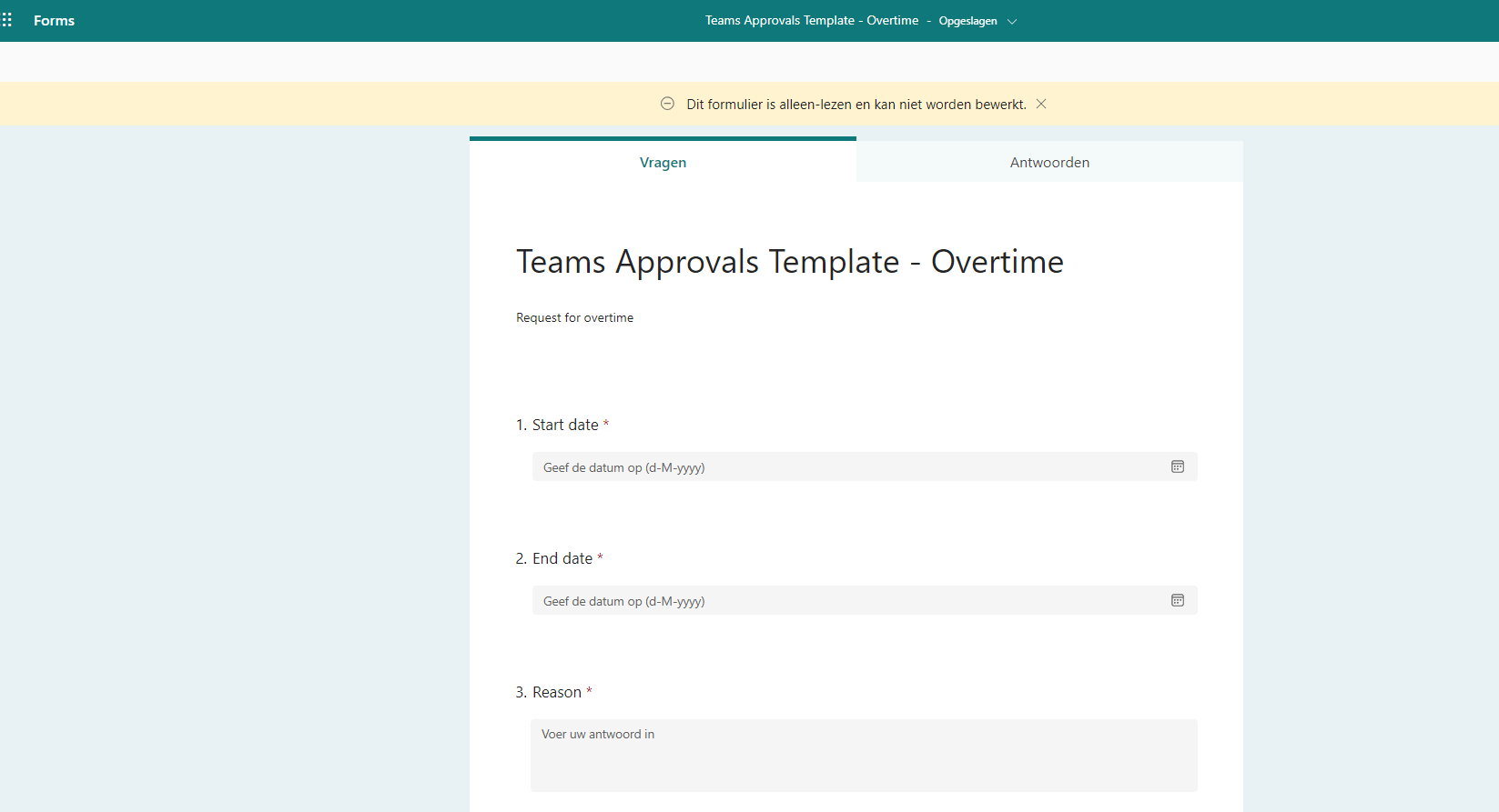 Forms sjablonen maken in Microsoft Teams – Femke Cornelissen